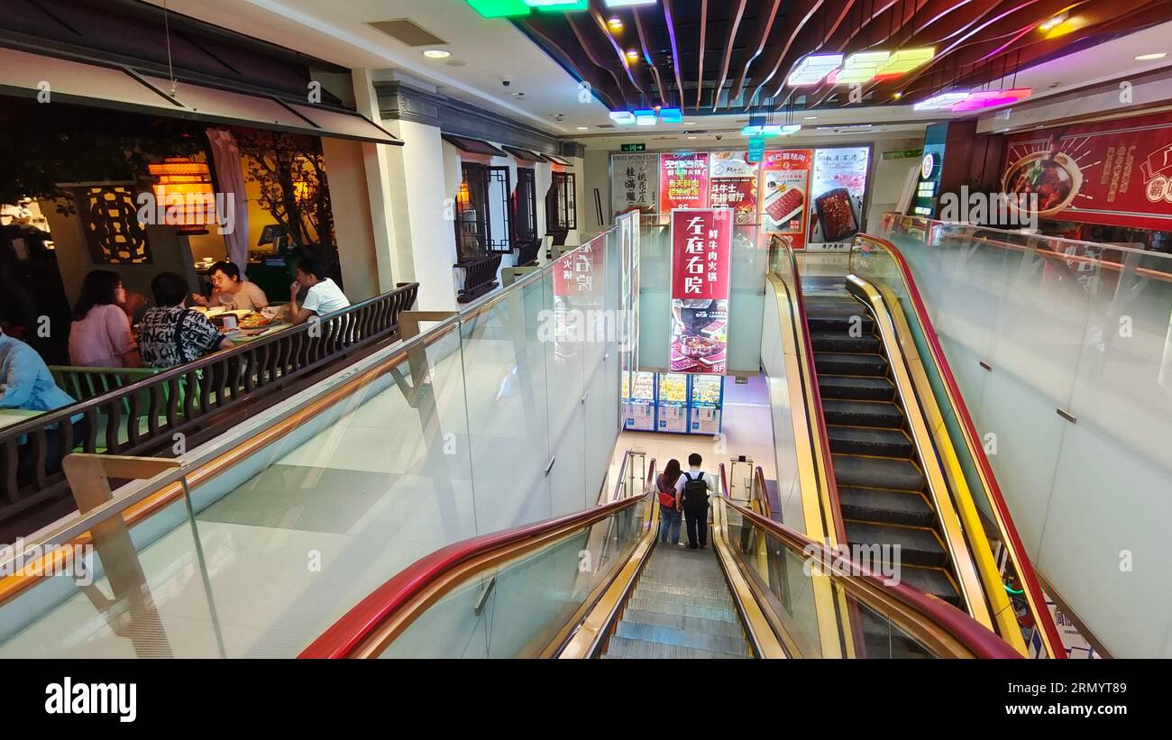 SHANGHAI, CHINA - AUGUST 30, 2023 - People shop at Pacific Department ...