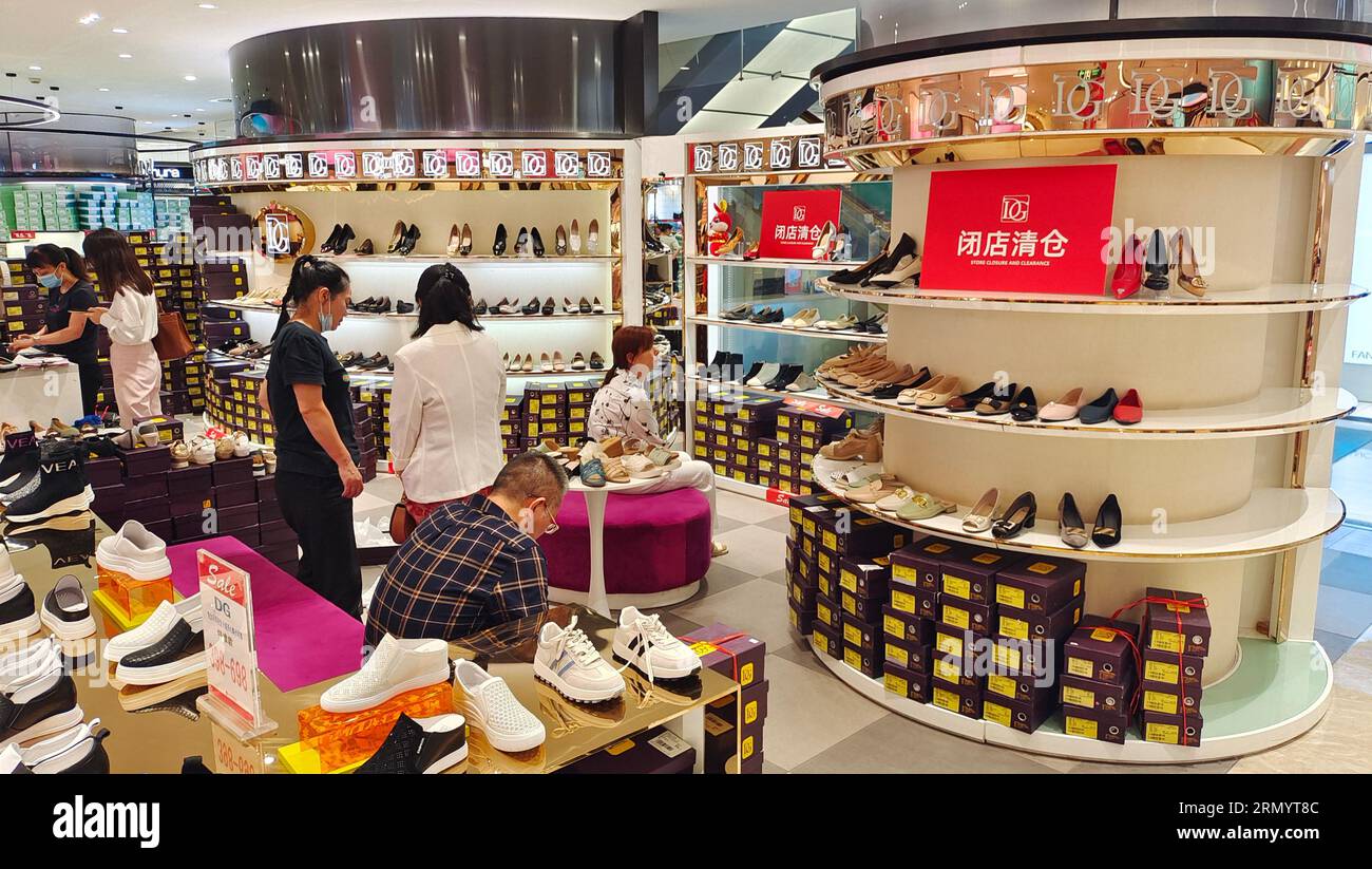 SHANGHAI, CHINA - AUGUST 30, 2023 - People shop at Pacific Department ...