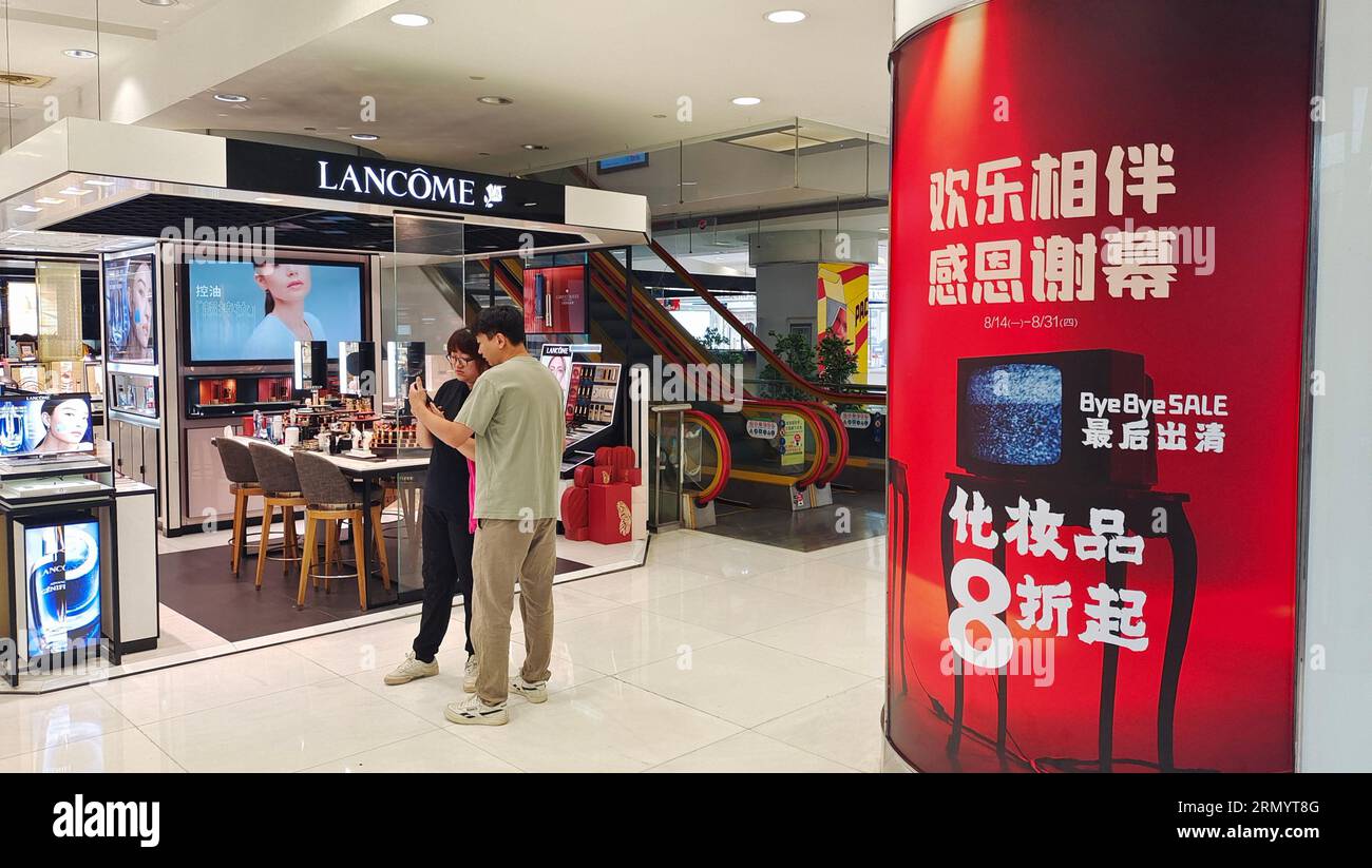 SHANGHAI, CHINA - AUGUST 30, 2023 - People shop at Pacific Department ...