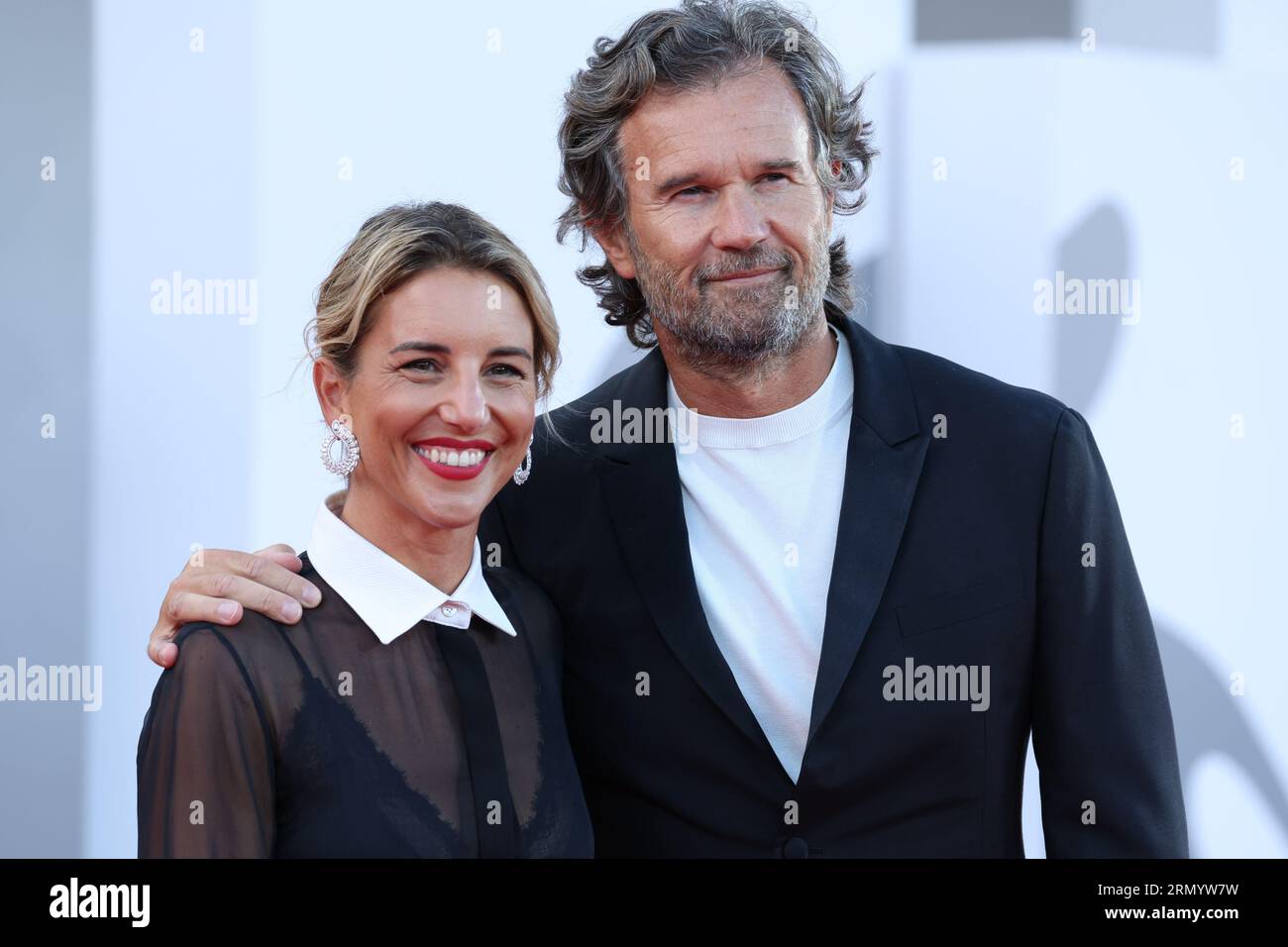 Rosa Fanti and Carlo Cracco attend the opening red carpet at the 80th ...