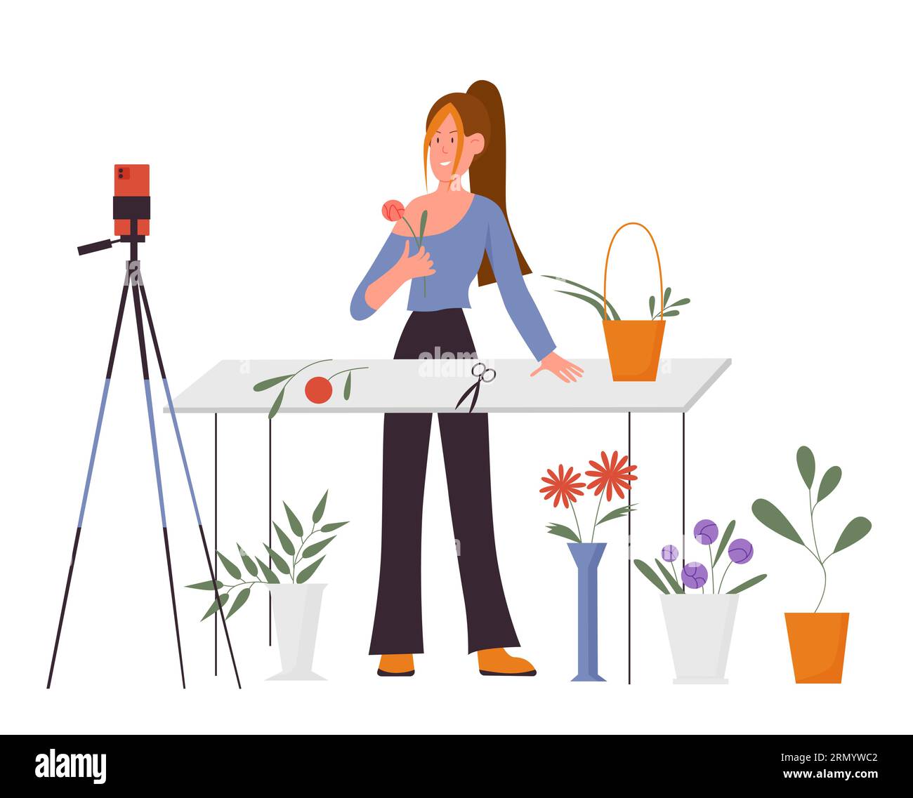 Recording garden Cut Out Stock Images & Pictures - Alamy
