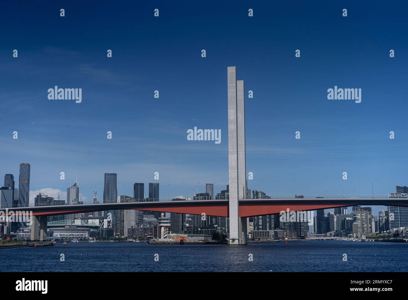 Pictures from the Port of Meblurne on a fine sunny day focussed on ...