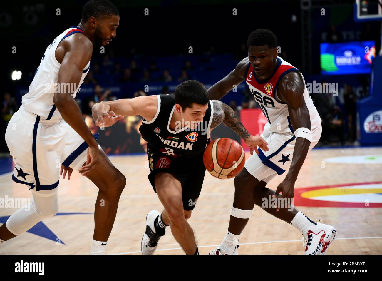 Asia Arena, Manila, Philippines. 30th Aug, 2023. Sami Bzai (JOR ...