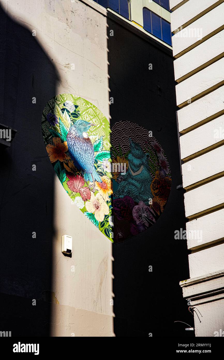 Heart shaped mural hi-res stock photography and images - Alamy
