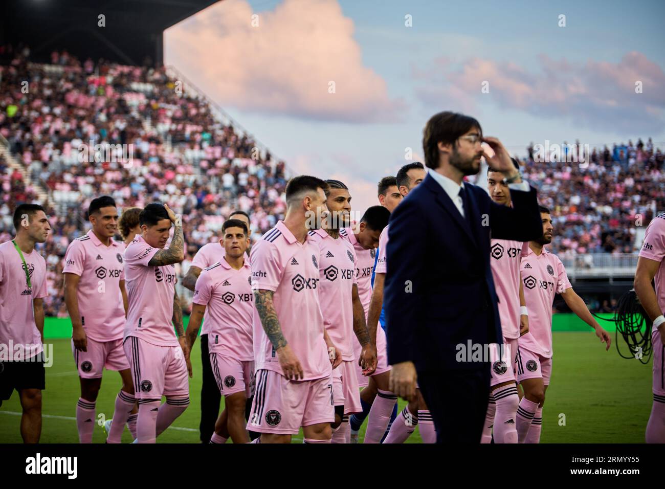10-Lionel Messi of Inter Miami, Inter Miami CF Team, Trophy 2023 Inter ...