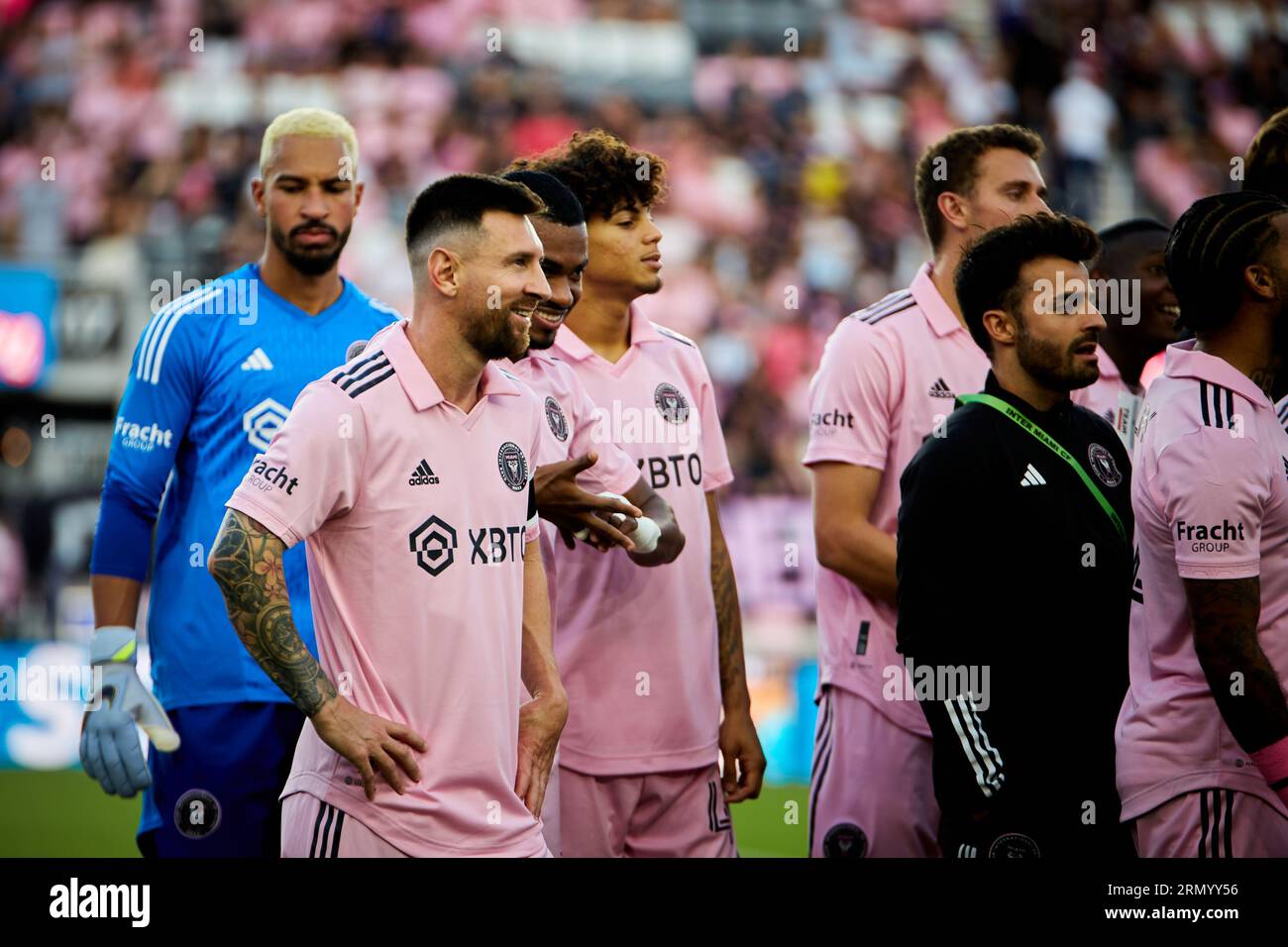 10-Lionel Messi of Inter Miami, Inter Miami CF Team, Trophy 2023 Inter ...