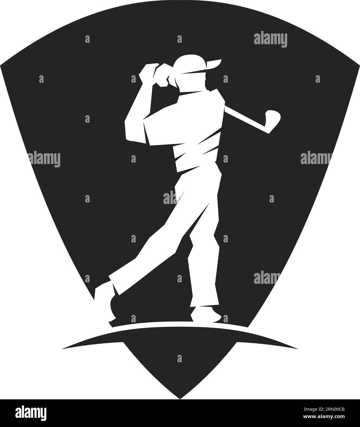golf club logo template Isolated. Brand Identity. Icon Abstract Vector ...