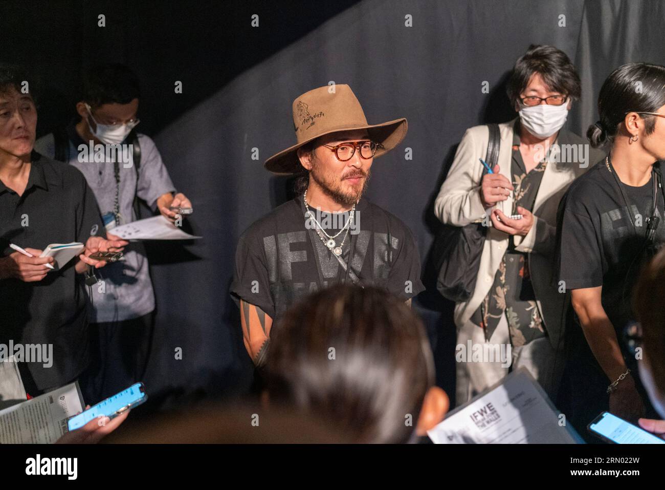 Tokyo, Japan. 30th Aug, 2023. SEVESKIG designer Takanori Nagano, August 30, 2023 - Rakuten ...