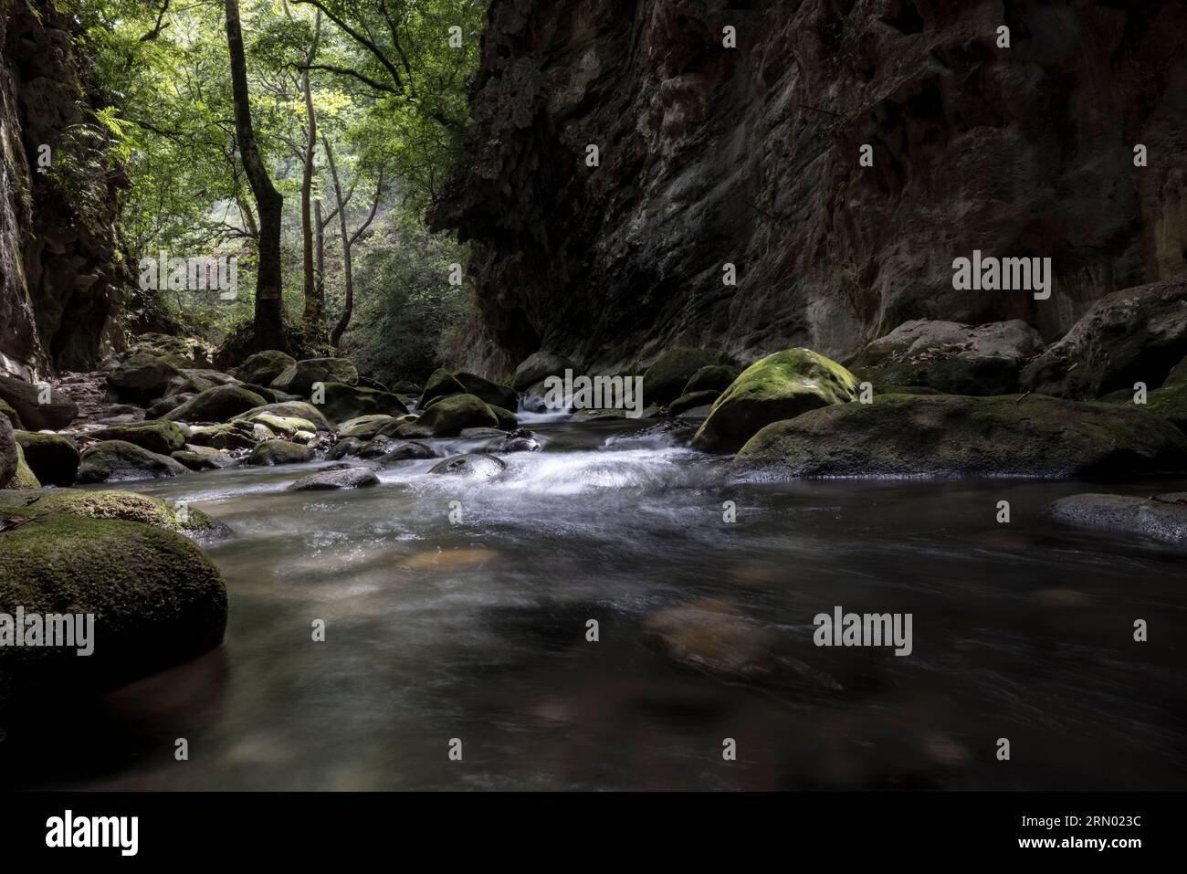 River at Pinal de Amoles, Queretaro Mexico Stock Photo - Alamy