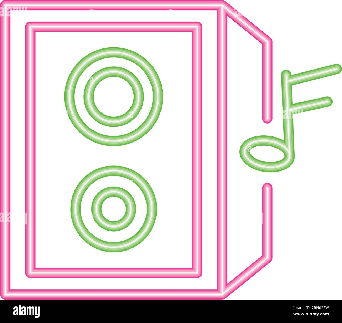 speaker music neon party Stock Vector Image & Art - Alamy