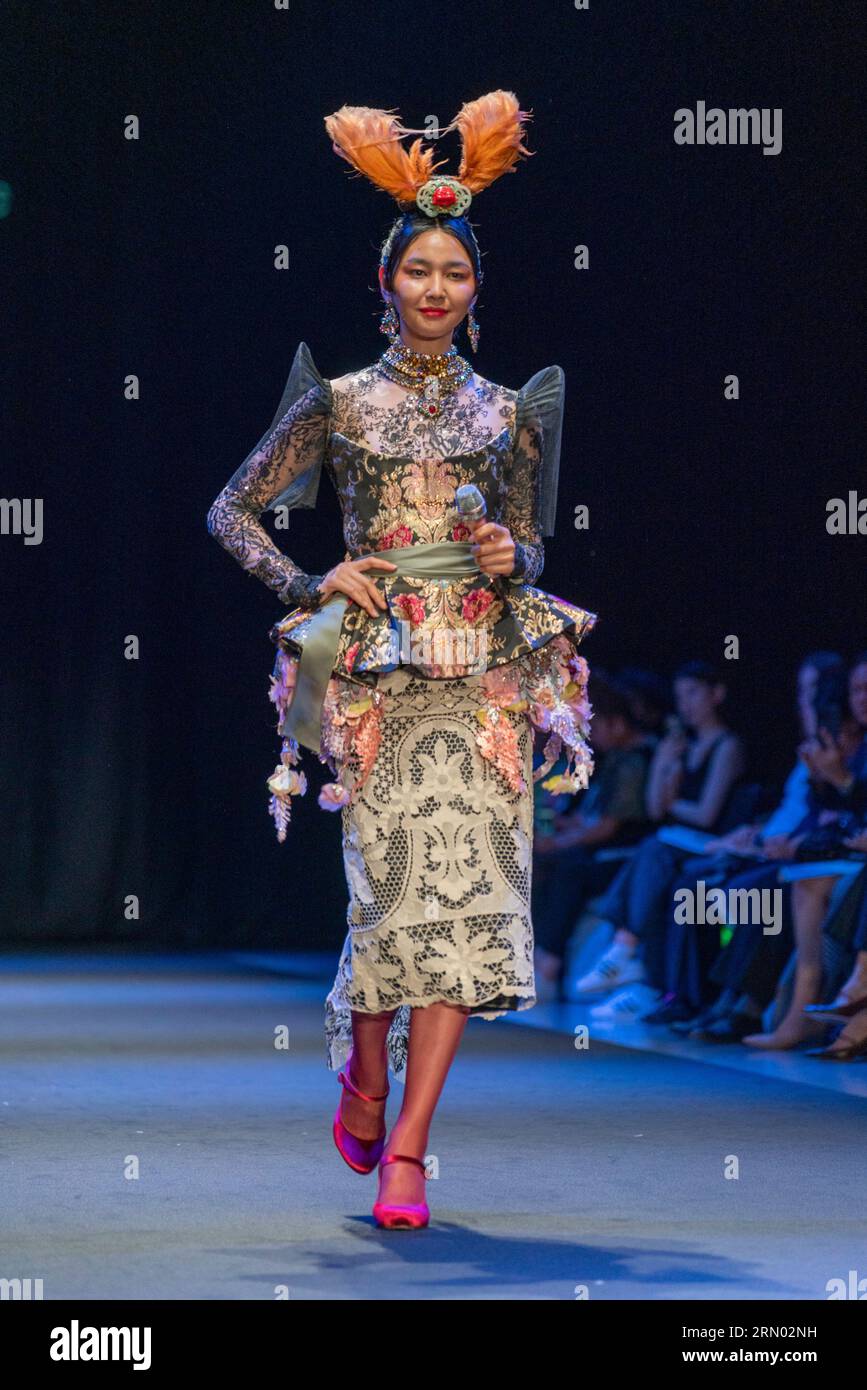 Tokyo, Japan. 30th Aug, 2023. Runway model, August 30, 2023 - Rakuten ...