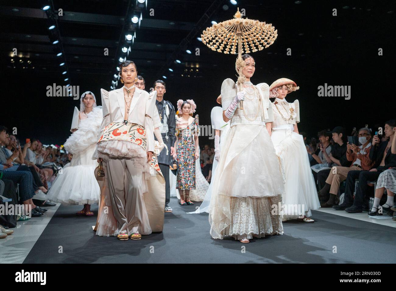 Tokyo, Japan. 30th Aug, 2023. Runway models, August 30, 2023 - Rakuten ...