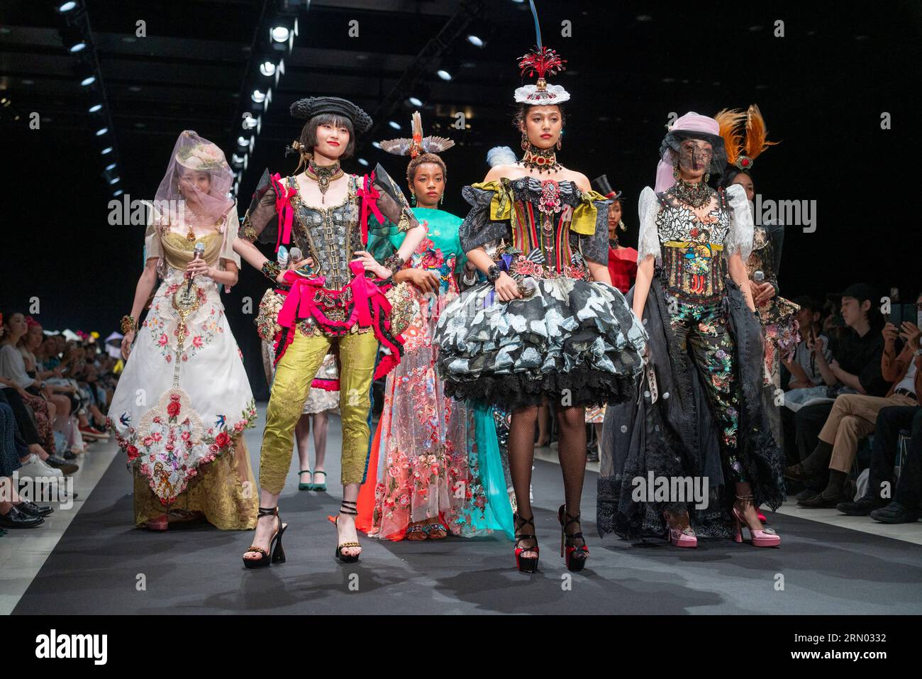 Tokyo, Japan. 30th Aug, 2023. Runway models, August 30, 2023 - Rakuten ...