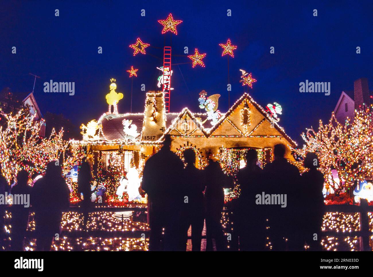 Christmas Lights Bob Rix's Home Phoenix, Arizona, USA Stock Photo - Alamy