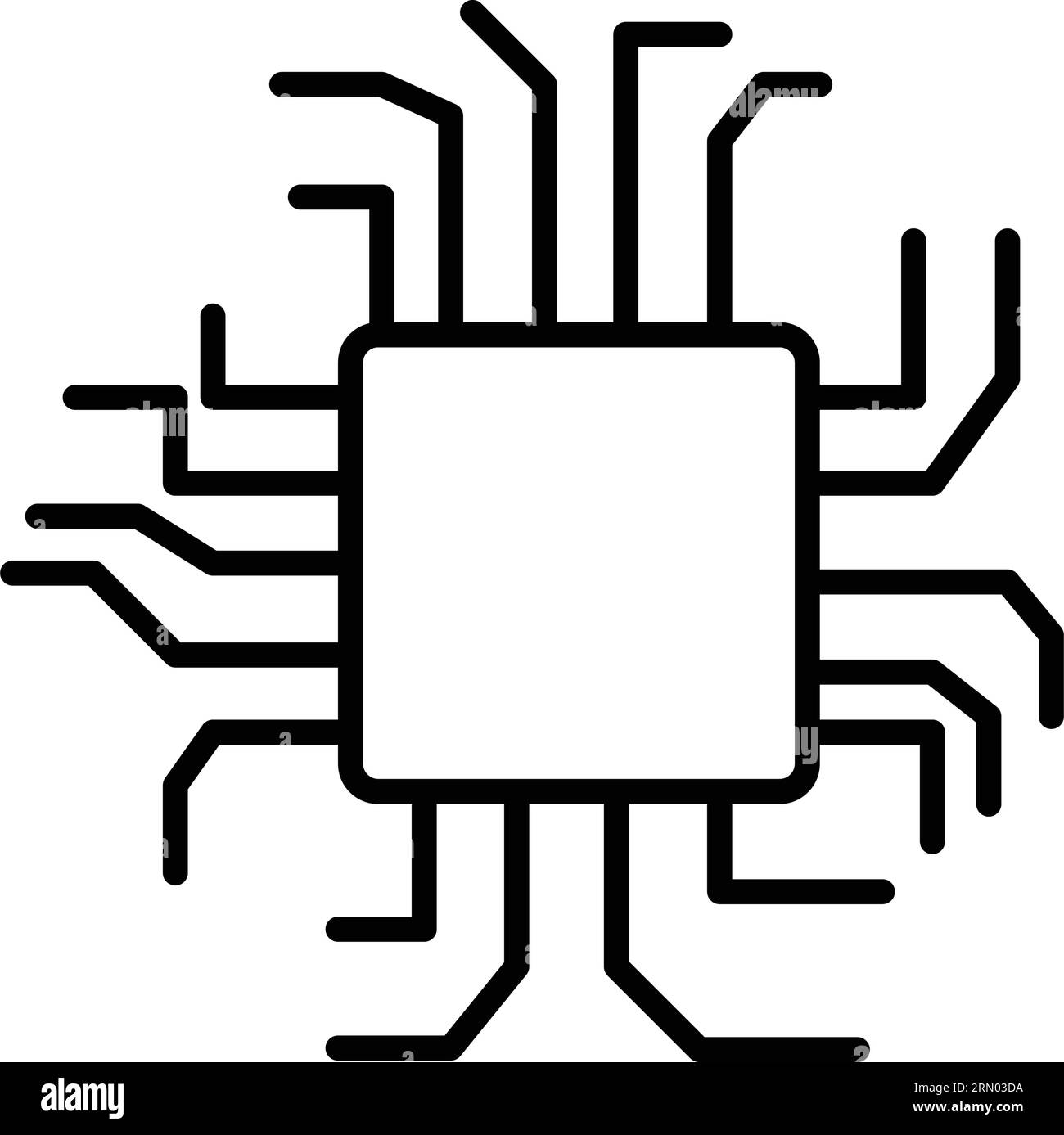 Gpu illustration Black and White Stock Photos & Images - Alamy