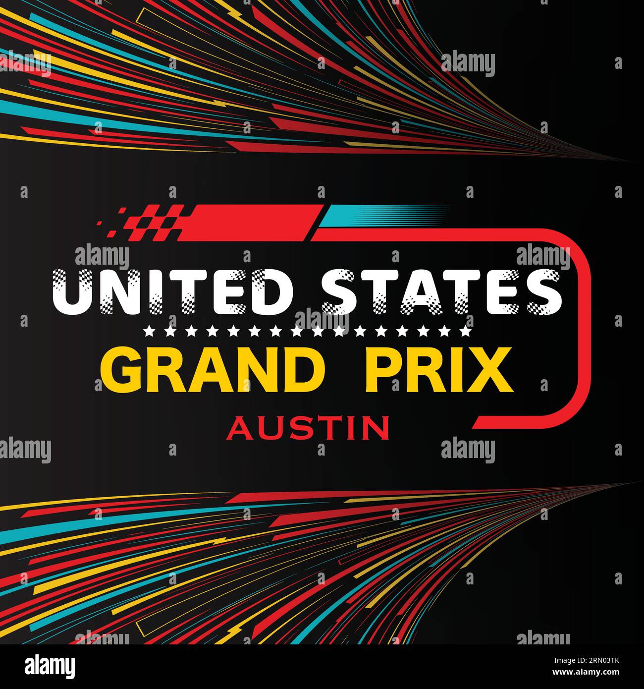 Usa grand prix Stock Vector Images - Alamy