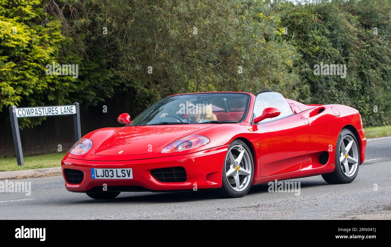 Ferrari 360 red uk hi-res stock photography and images - Alamy