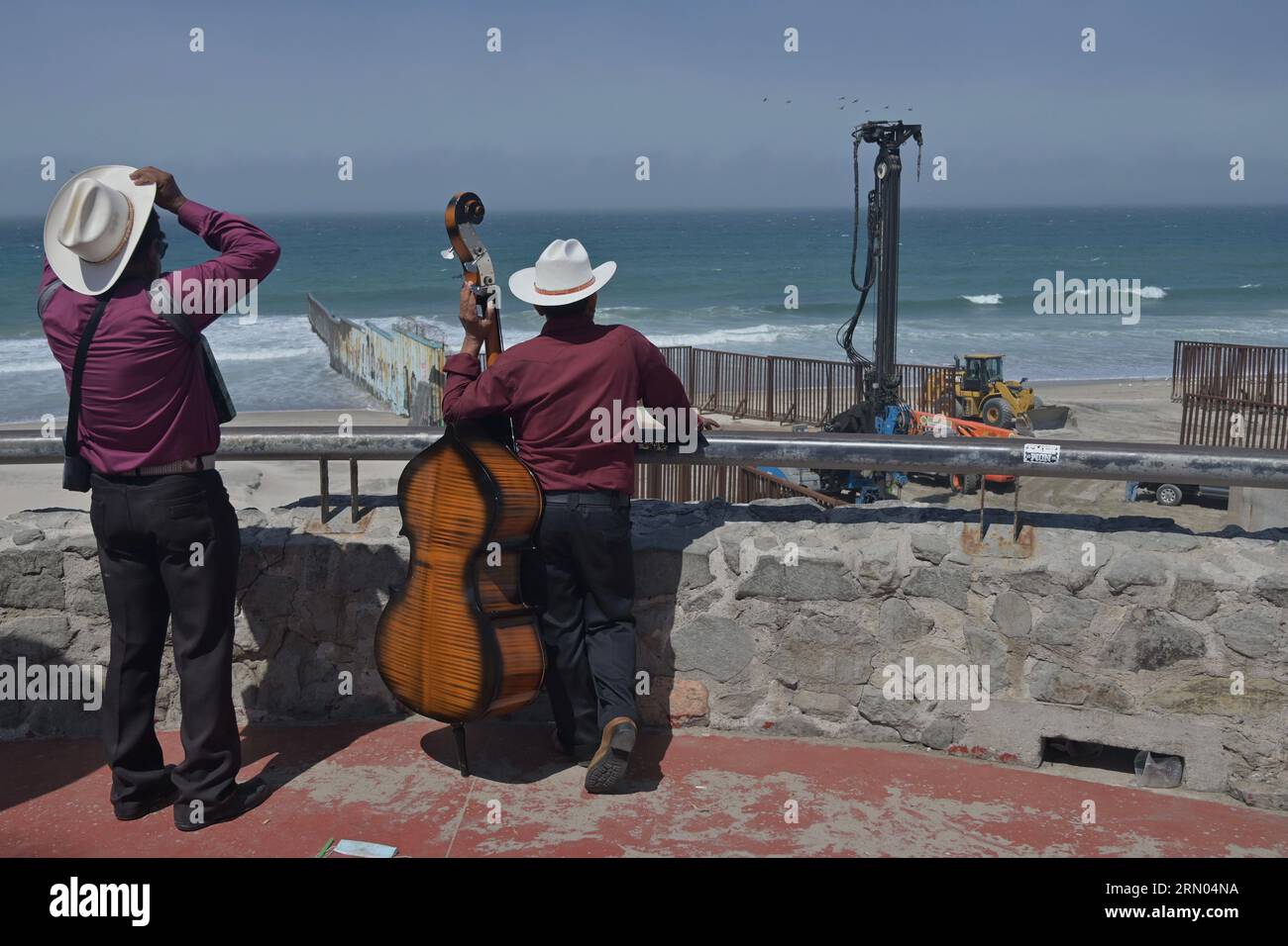 Tijuana, Mexico. 30th Aug, 2023. Construction continues on the Playas ...