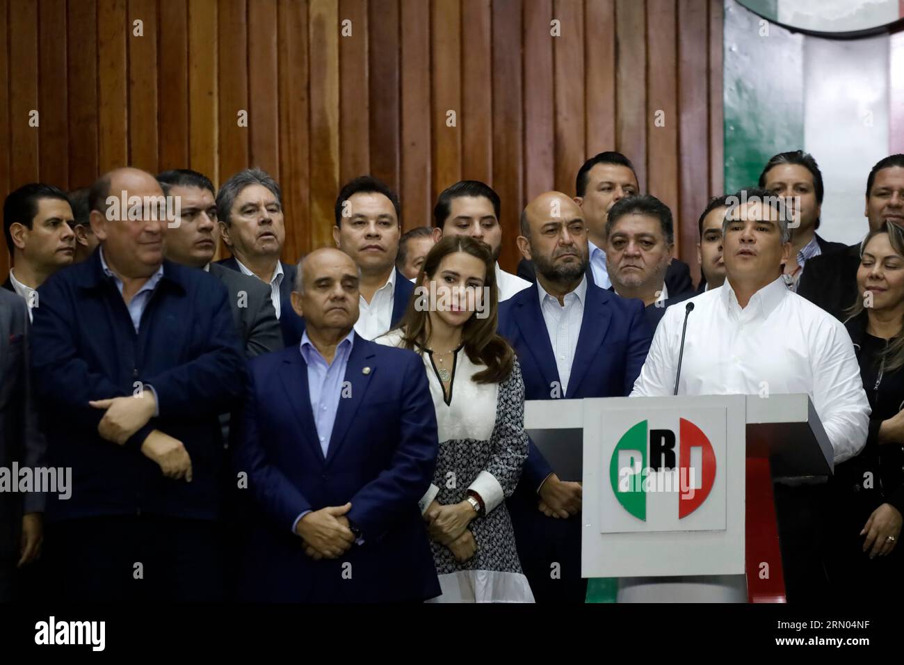 Mexico City, Mexico. 30th Aug, 2023. President of the Institutional ...