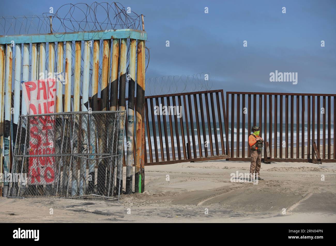 Tijuana, Mexico. 30th Aug, 2023. Construction continues on the Playas ...