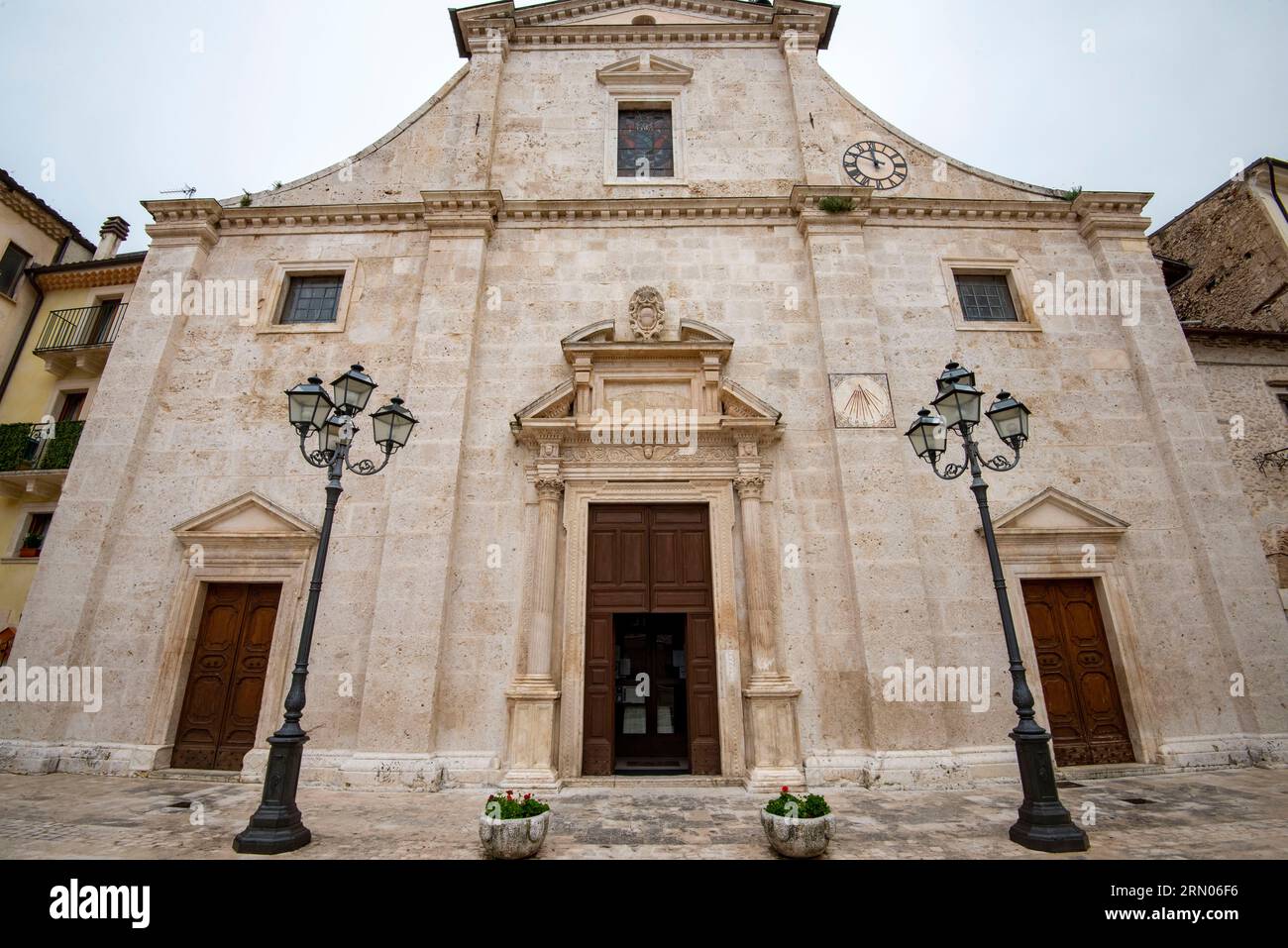 Church of Madonna di Loreto - Pacentro - Italy Stock Photo - Alamy