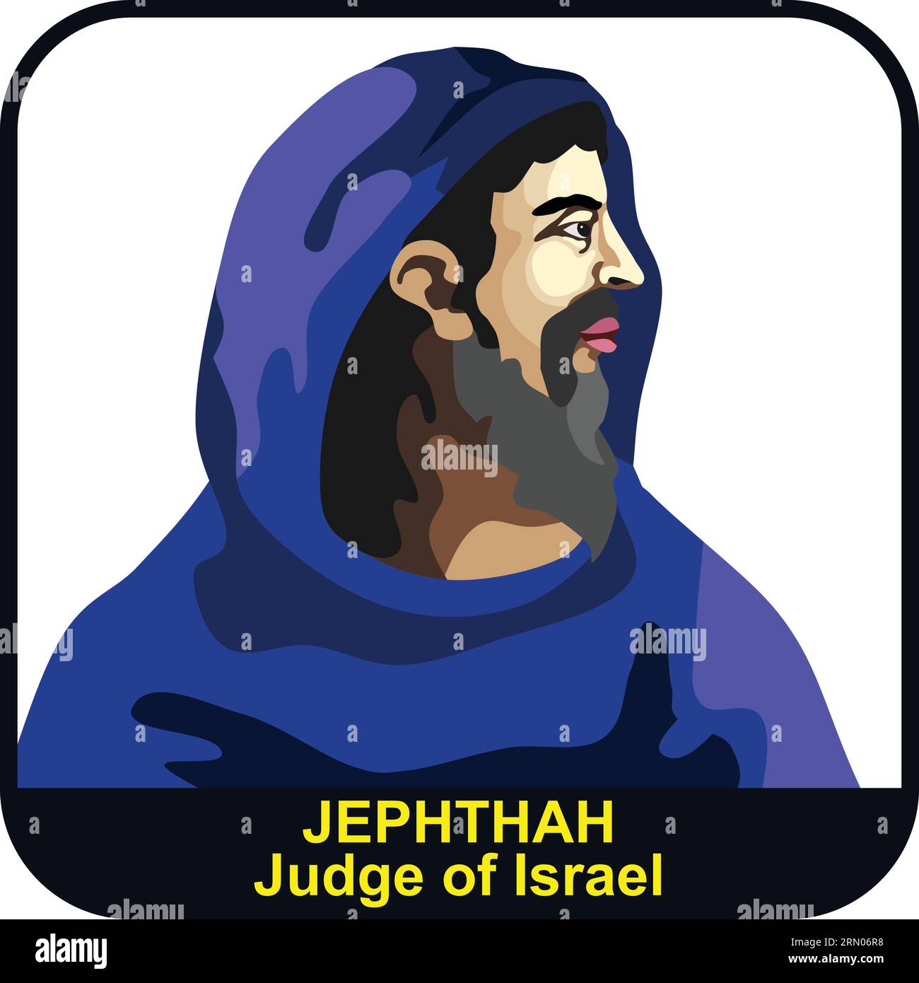 Portrait of the judge Stock Vector Images - Alamy