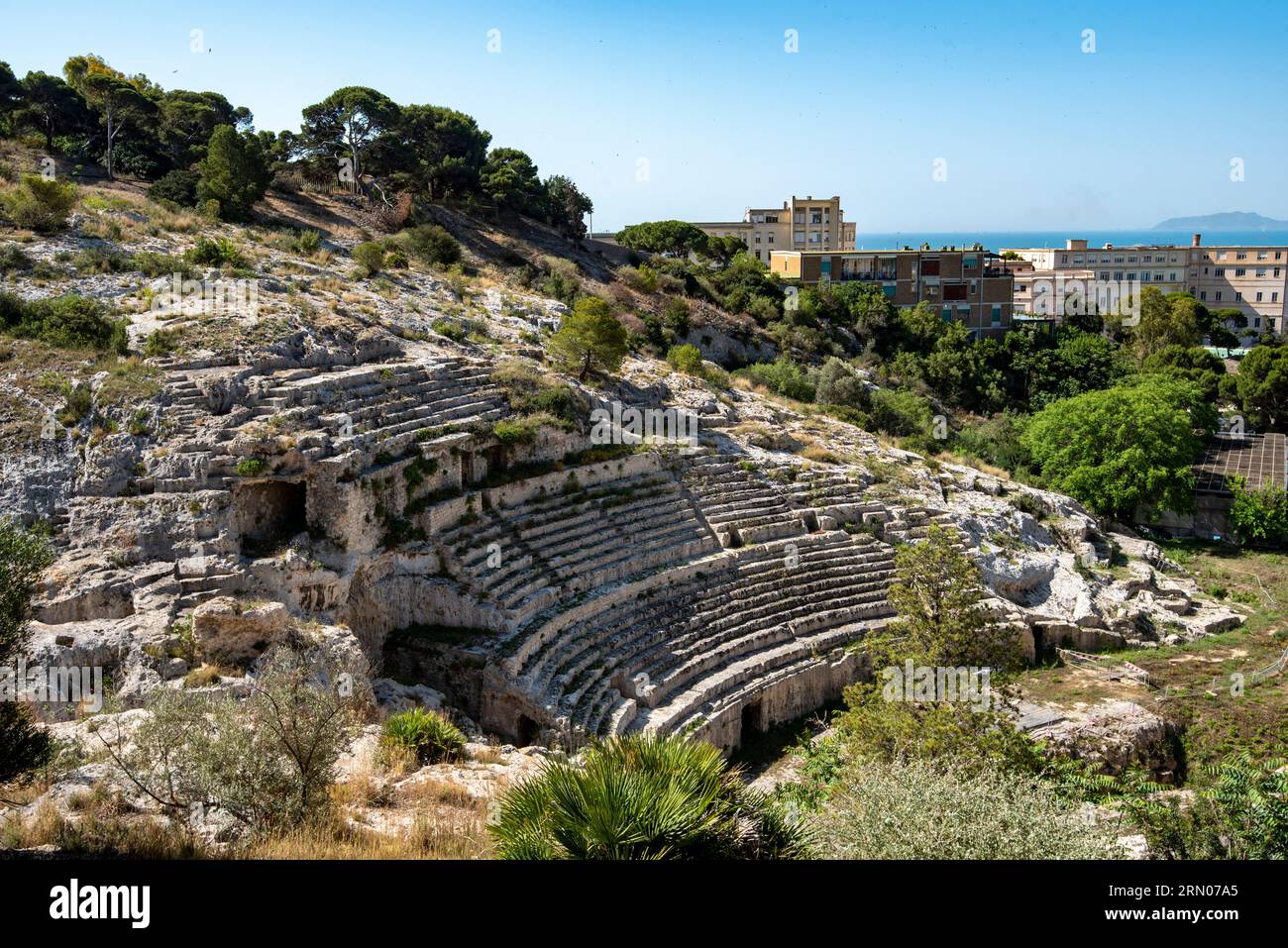 Roman Amphitheatre of Cagliari - Italy Stock Photo - Alamy