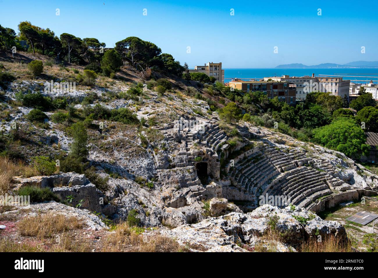 Roman Amphitheatre of Cagliari - Italy Stock Photo - Alamy