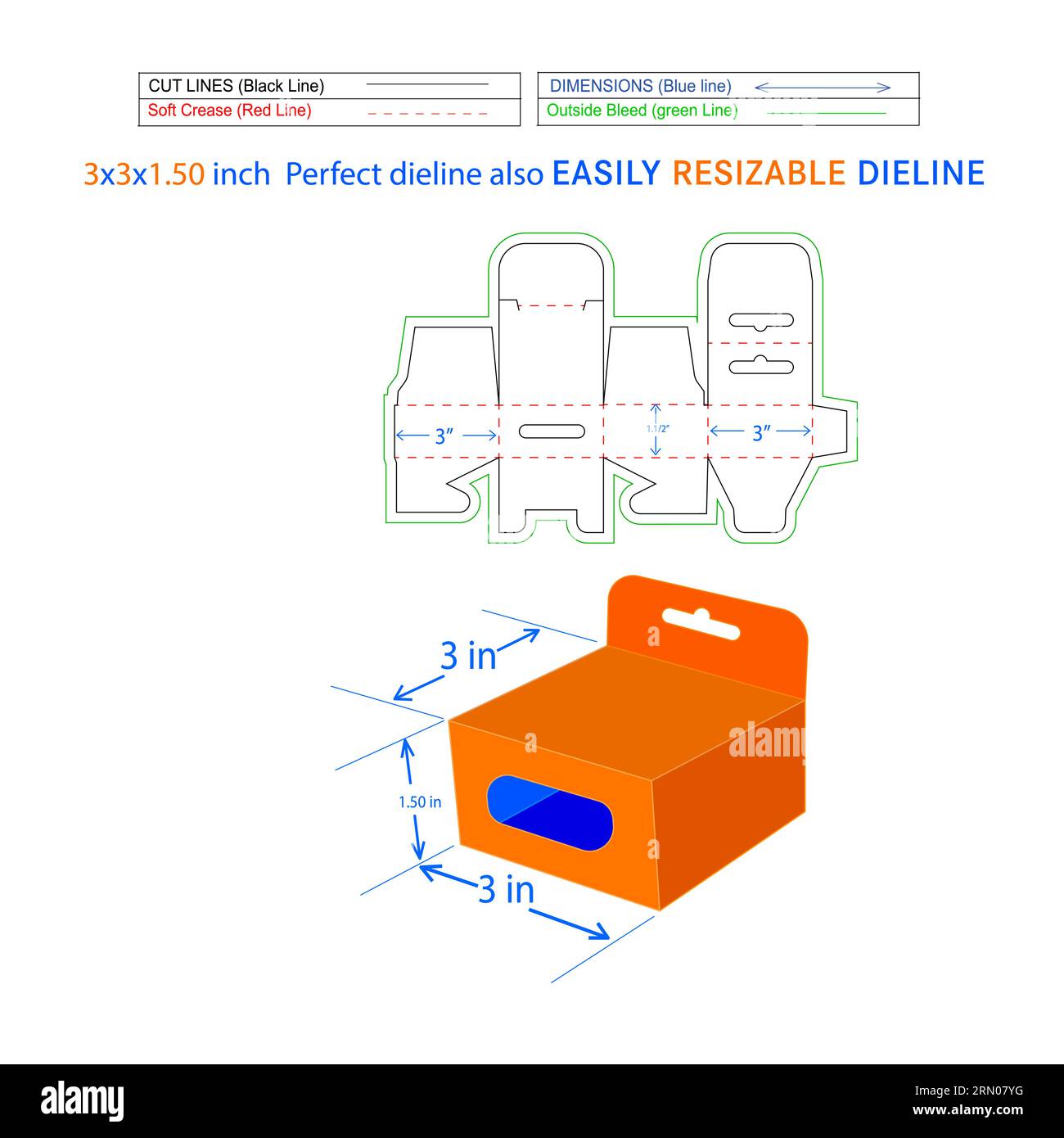 Hanging window box, mobile charger packaging box, 2.50x2.50x1.50 box ...