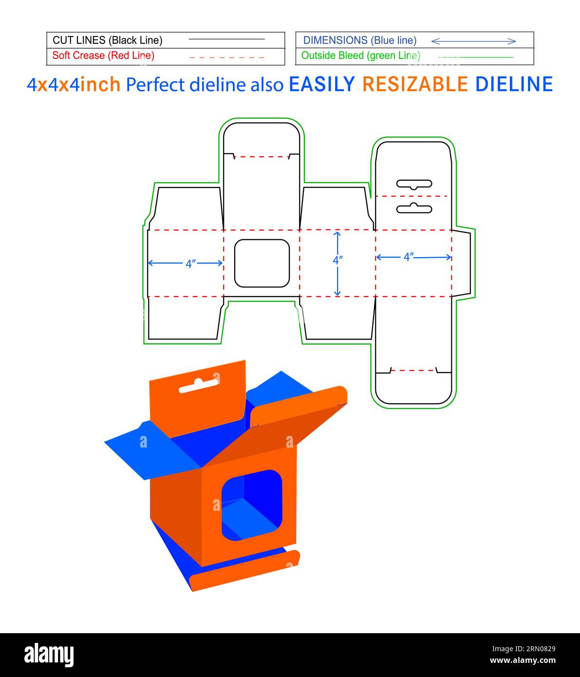 Hanging window box, square snap lock mobile charger box, 4x4x4 inch box ...
