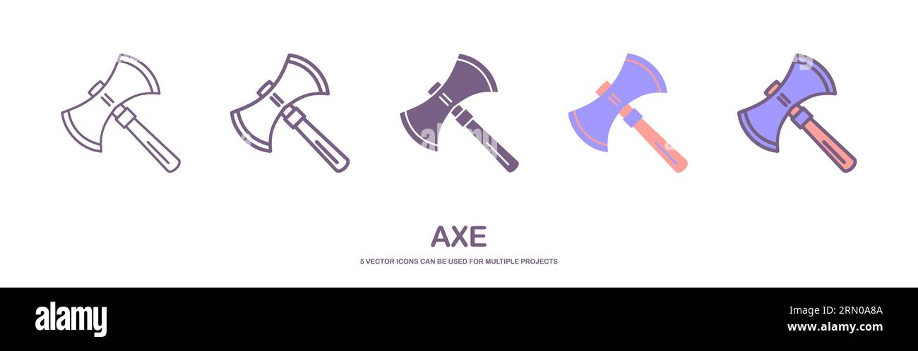 ax tool icon design vector template. axe icon illustration isolated on ...
