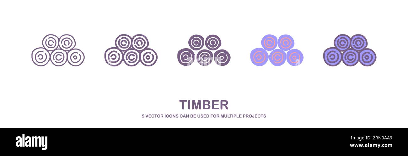 Wood Icons. lumber icon. timber vector illustration. vector ...