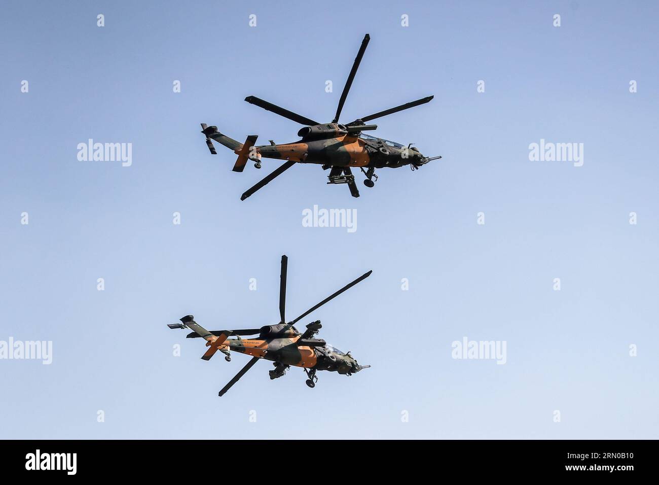 Ankara, Turkey. 30th Aug, 2023. The light-line helicopters "ATAK ...