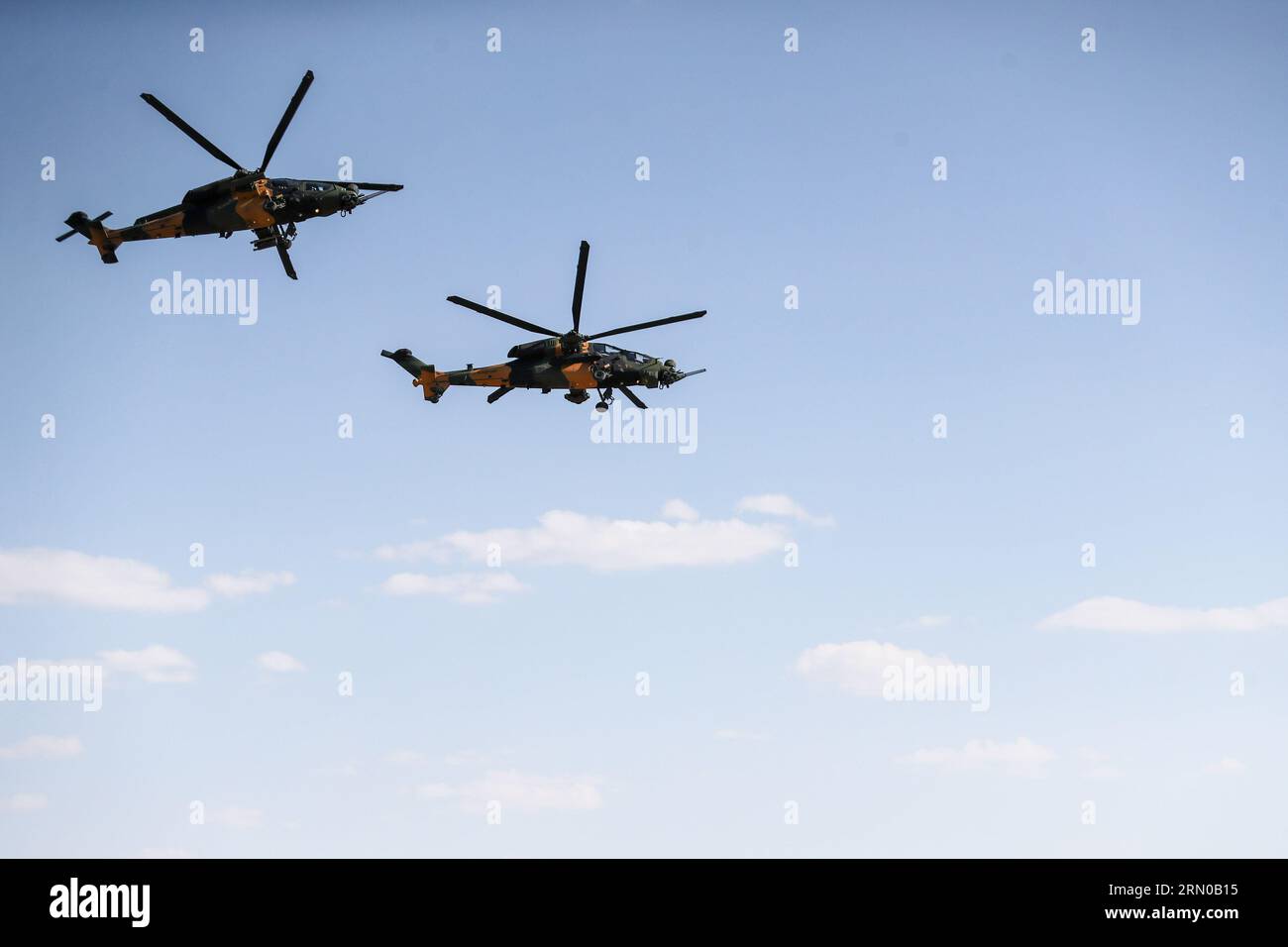 Ankara, Turkey. 30th Aug, 2023. The light-line helicopters "ATAK ...