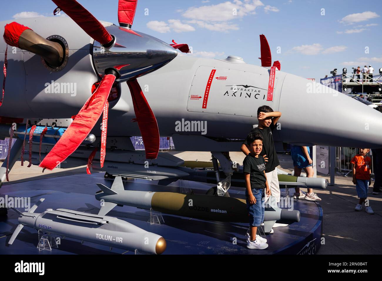 Ankara, Turkey. 30th Aug, 2023. Ak?nc?, an armed unmanned aerial ...