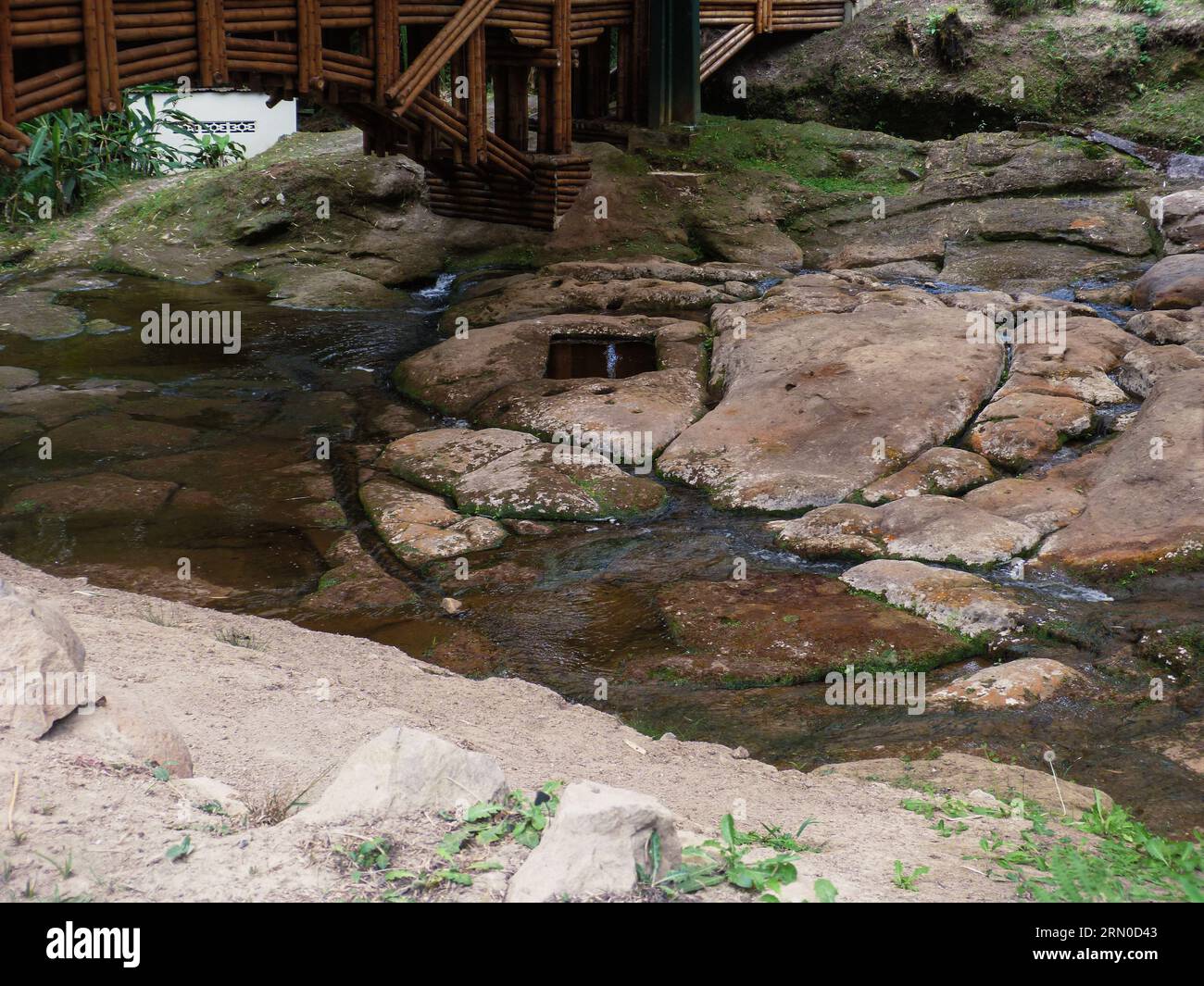 Ancient religious monument and megalithic pre-columbian sculpture in ...