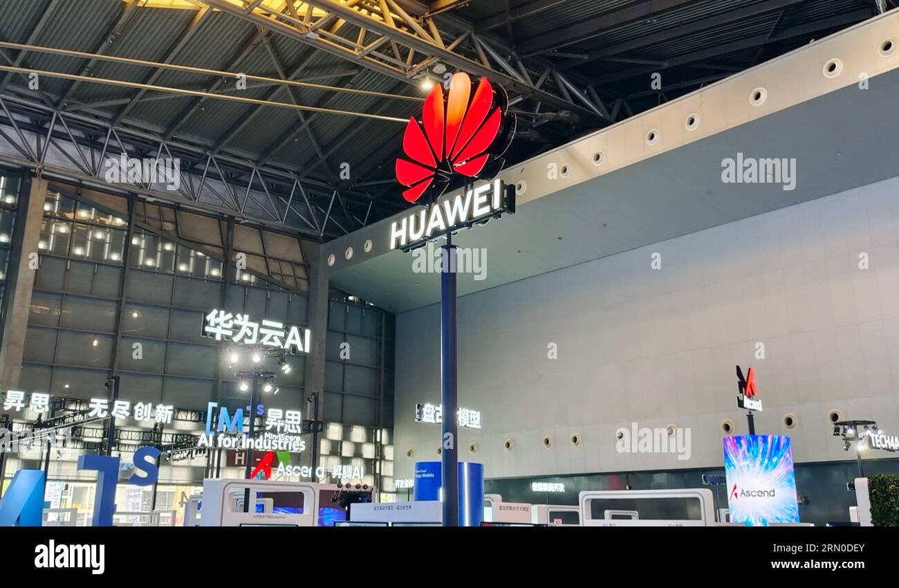 SHANGHAI, CHINA - JULY 7, 2023 - (FILE) Huawei showcases Centeng AI cloud services and Pangu ...