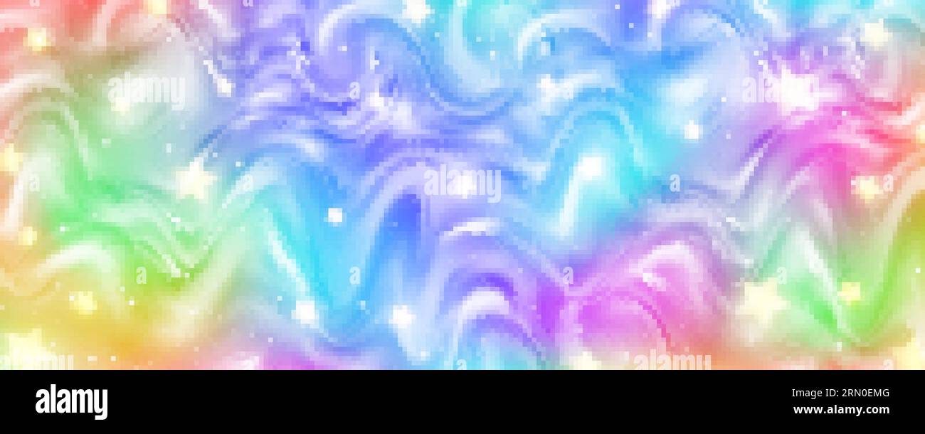 Holo Rainbow Wallpaper Poster Iridescent Holographic Rainbow Pastel