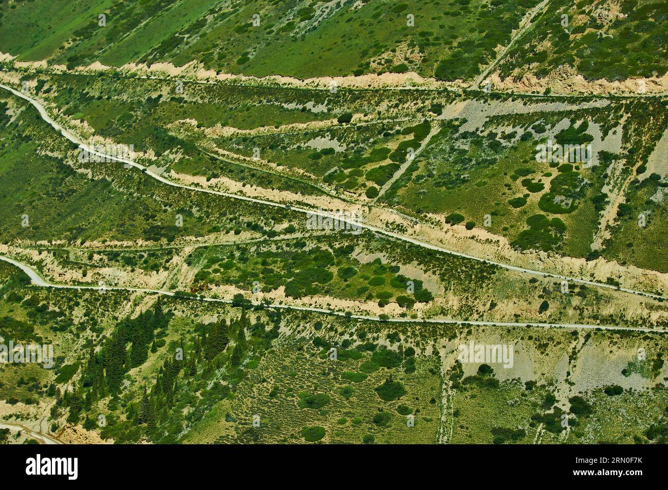 Moldo-Ashuu pass district of Son-Kul Region in western Kyrgyzstan Stock ...