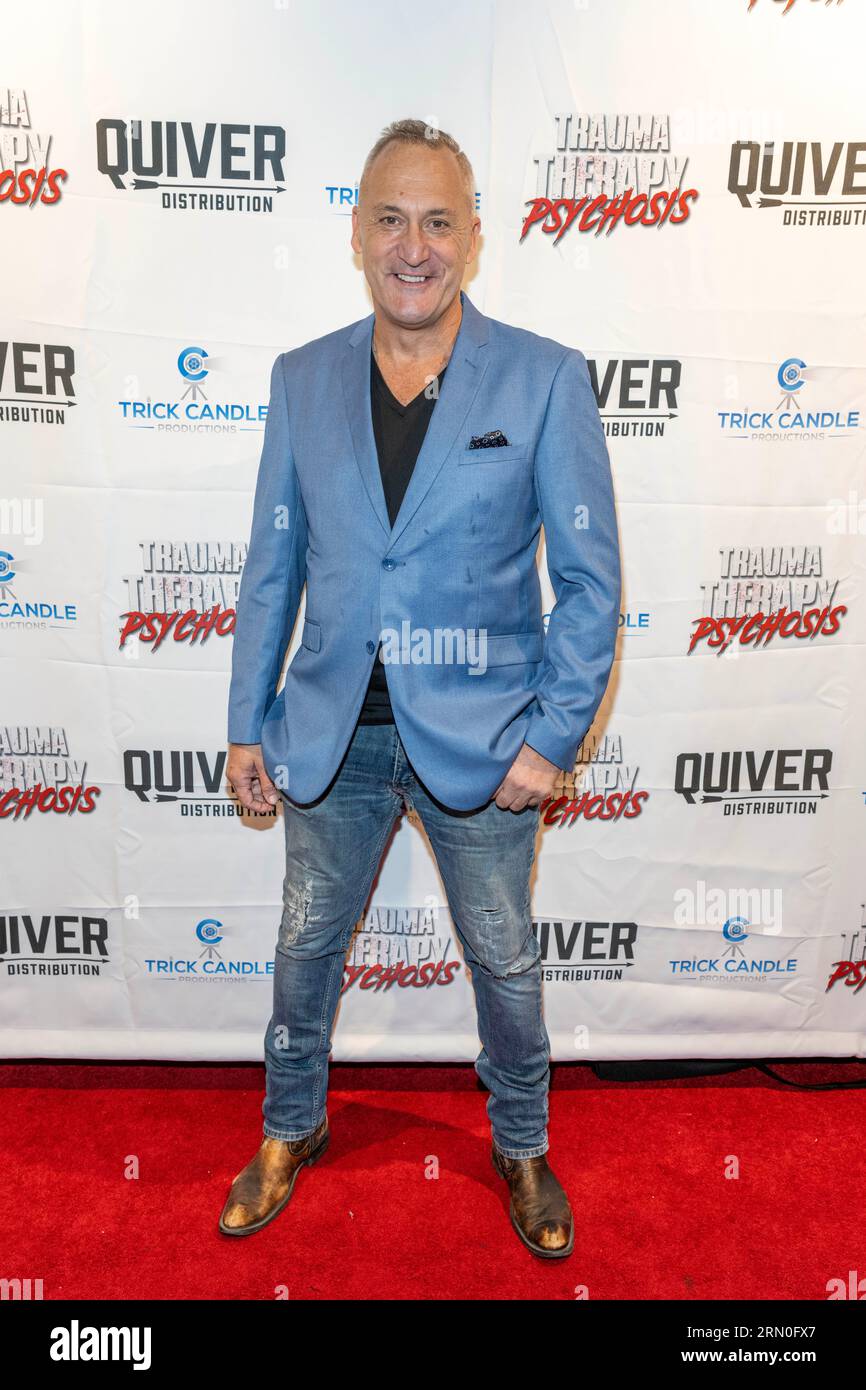 Los Angeles, USA. 30th Aug, 2023. Actor Thomas Owen attends Los Angeles Film premiere Trauma ...