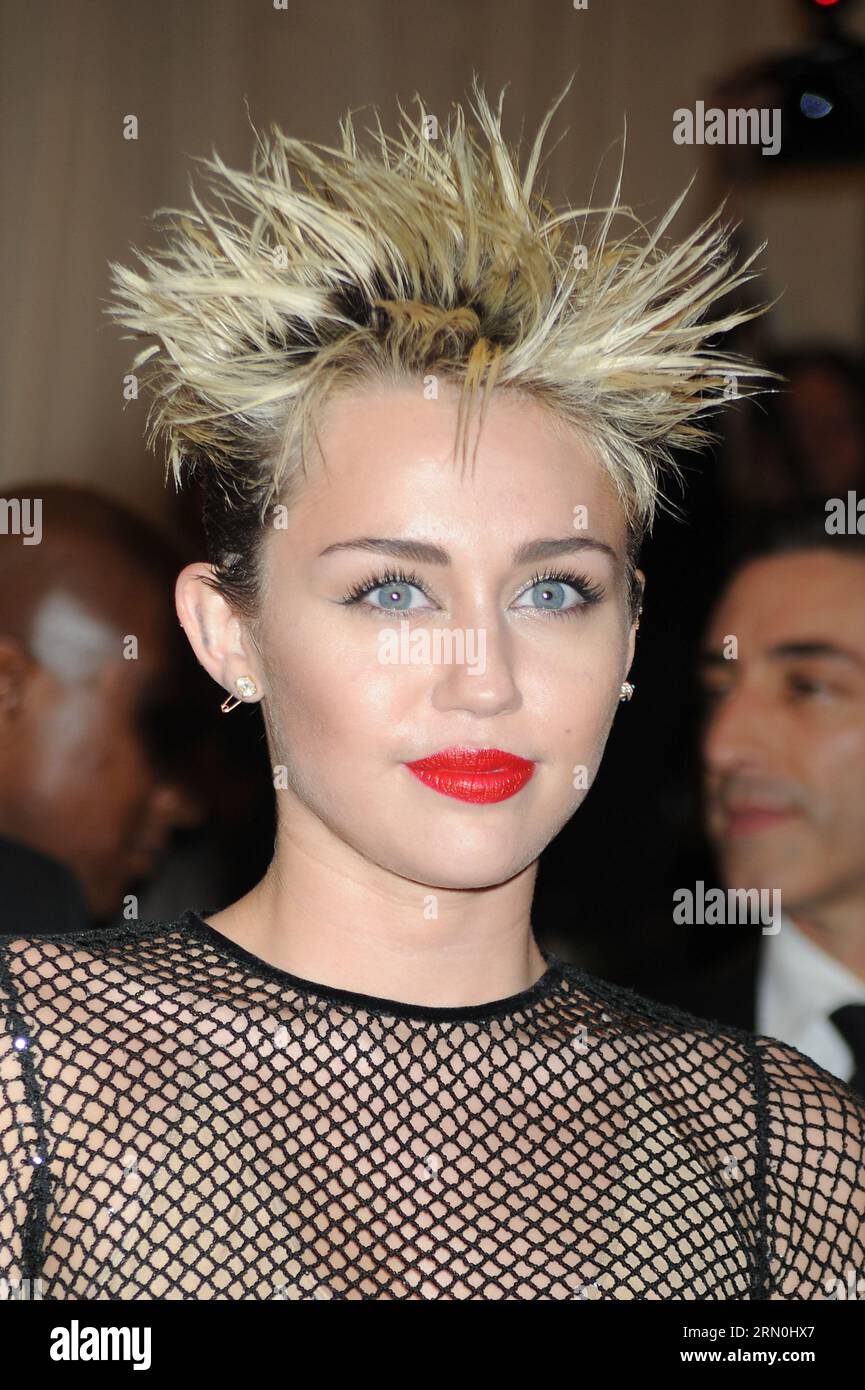 NEW YORK, NY - MAY 06: Miley Cyrus at the 'PUNK: Chaos to Couture ...