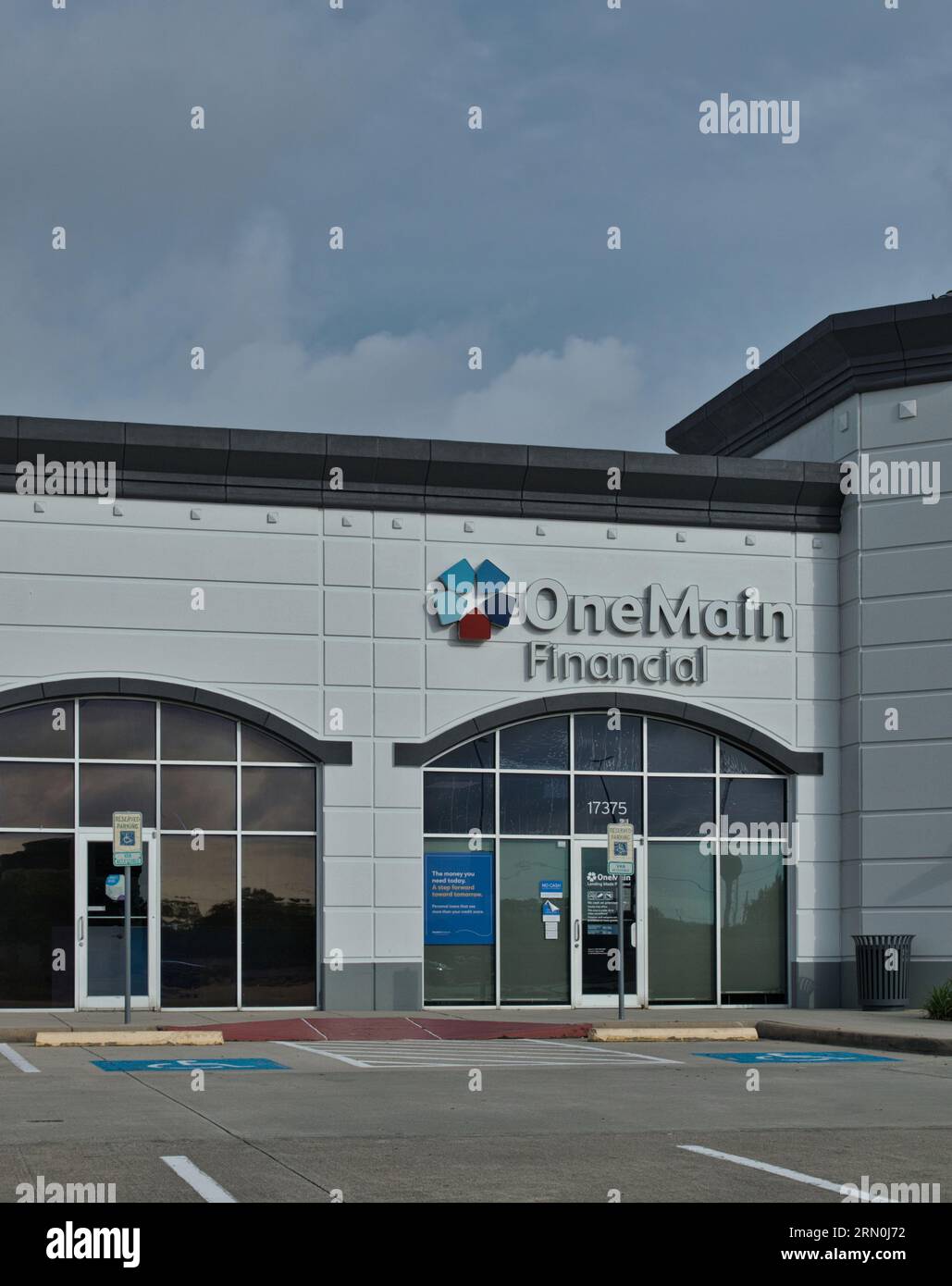 Houston, Texas USA 07-04-2023: OneMain Financial business storefront ...