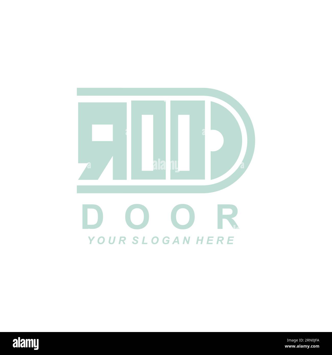Apartment building doors exterior Stock Vector Images - Alamy