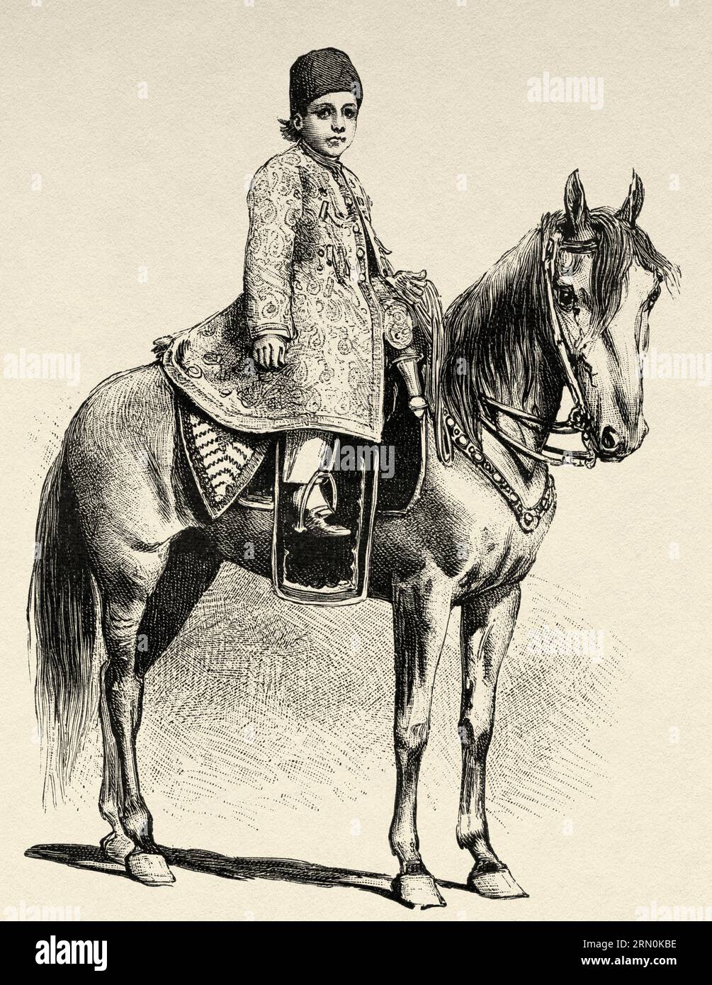 The young governor of Shiraz in 1881. Fars Province, Persia, Iran ...