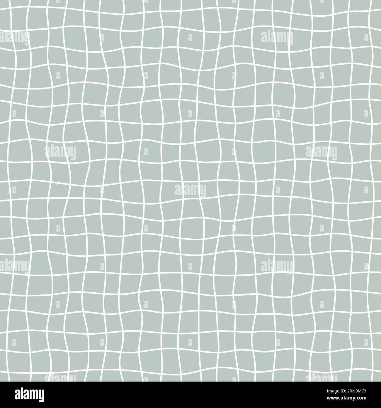 Hand drawn square grid seamless pattern. Handdrawn irregular checks ...