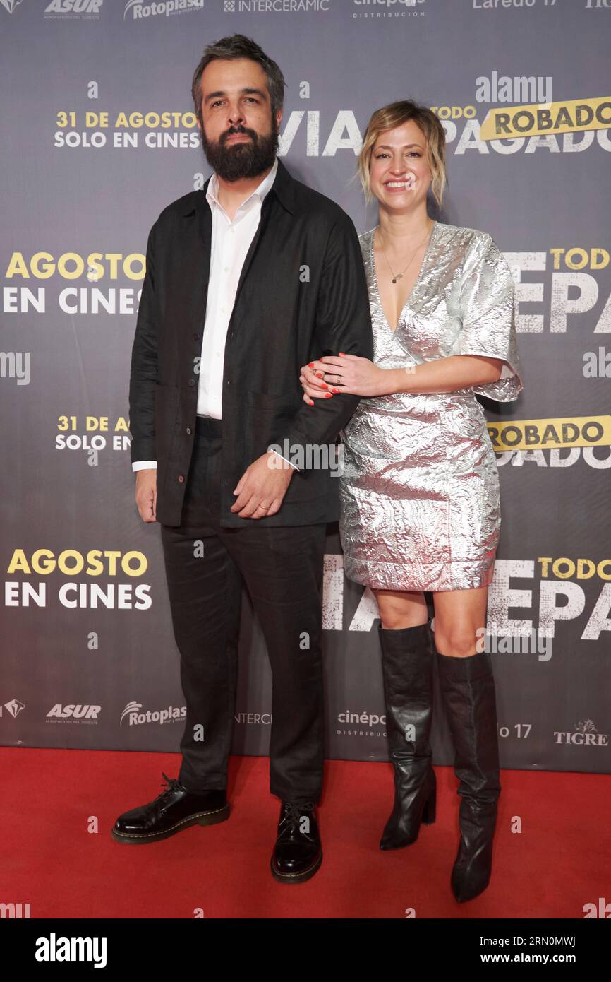Mexico City, Mexico. 30th Aug, 2023. Diego Graue and Jimena Lechuga ...