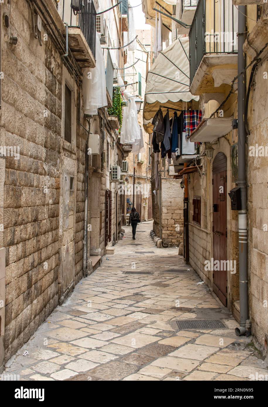 One of the pearls of Puglia, Old Town Bari displays a peculiar ...
