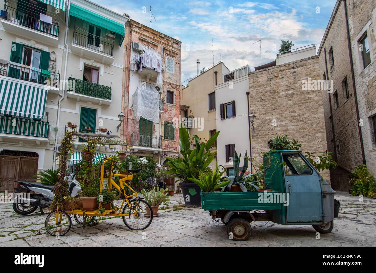 One of the pearls of Puglia, Old Town Bari displays a peculiar ...
