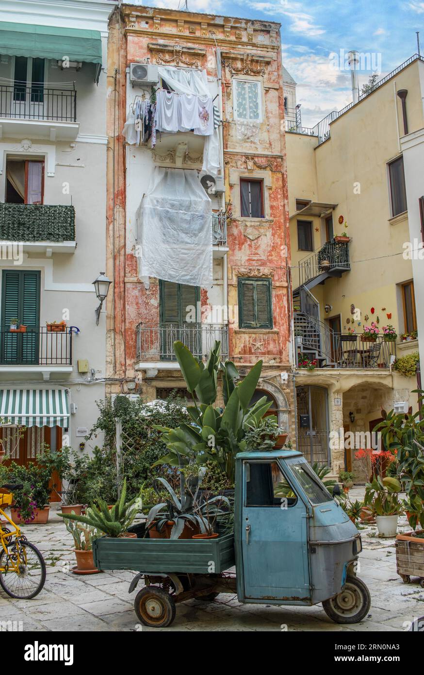 One of the pearls of Puglia, Old Town Bari displays a peculiar ...