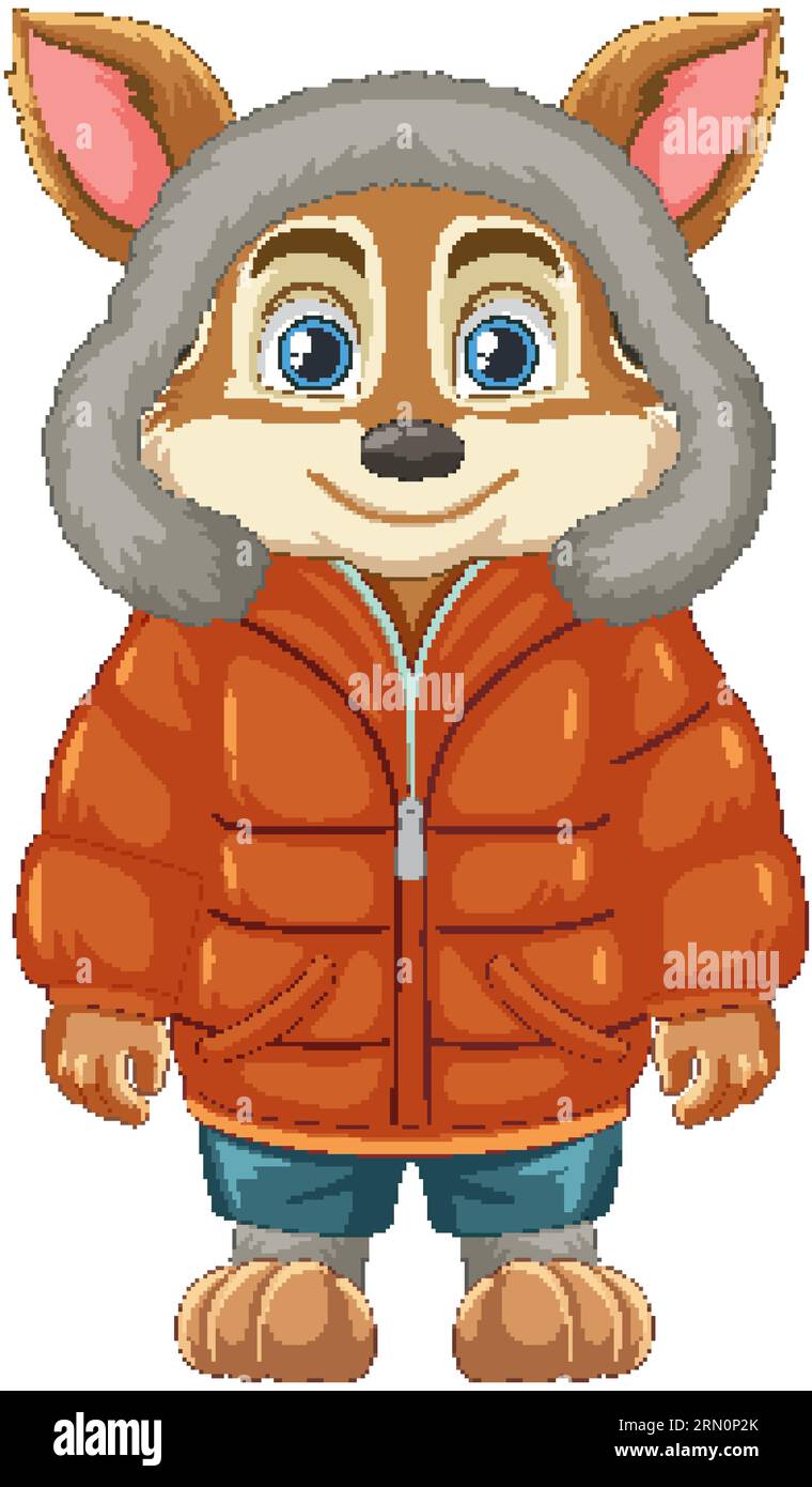 A fox dressed Stock Vector Images - Alamy